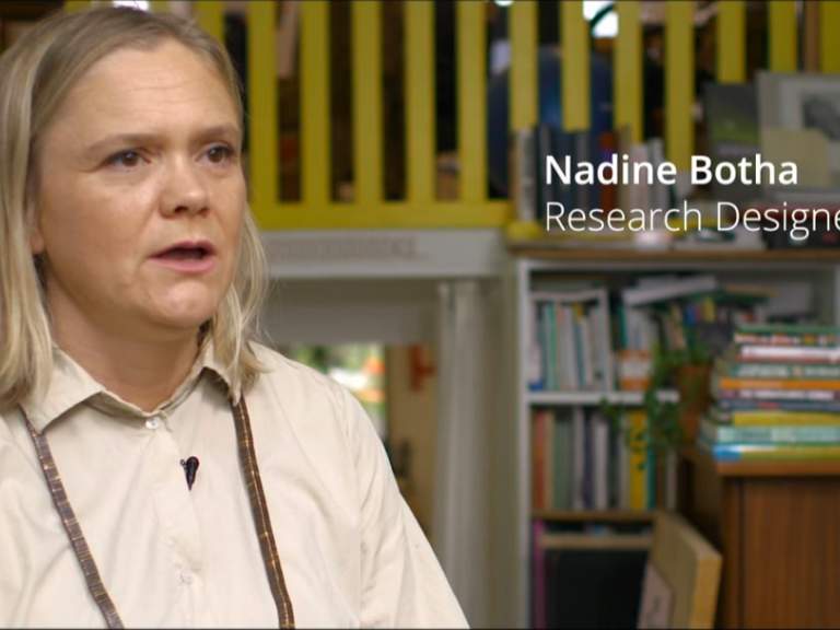 Nadine Botha with Henry de Vries - Bio Art & Design Award